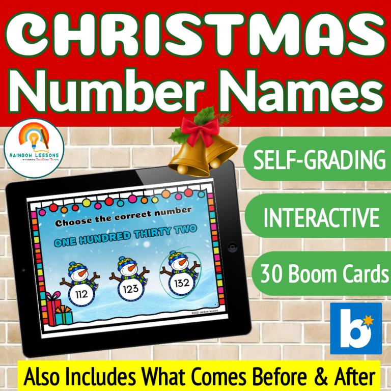 Number Names | Winter Math | Winter Numbers - Made By Teachers