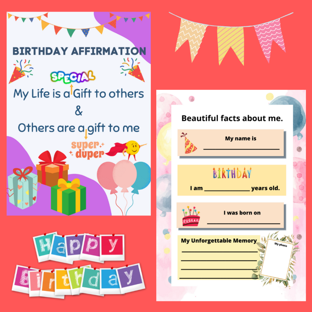 Birthday Worksheets, Affirmation Card, Happy Birth | Made By Teachers
