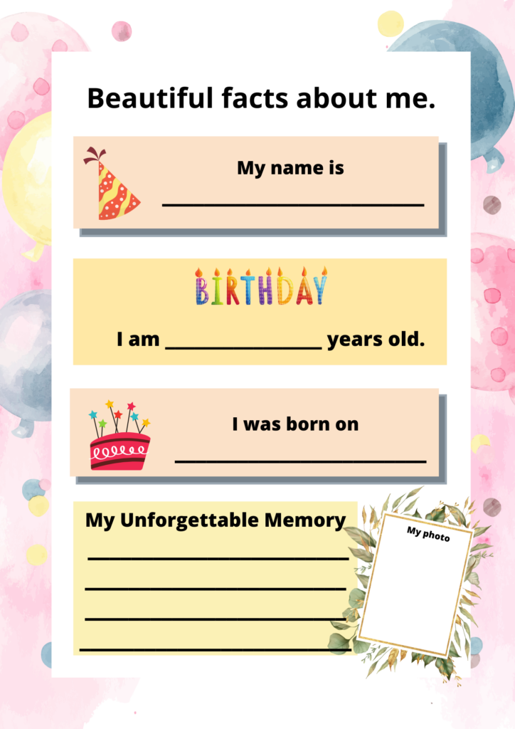 Birthday Worksheets, Affirmation Card, Happy Birth | Made By Teachers