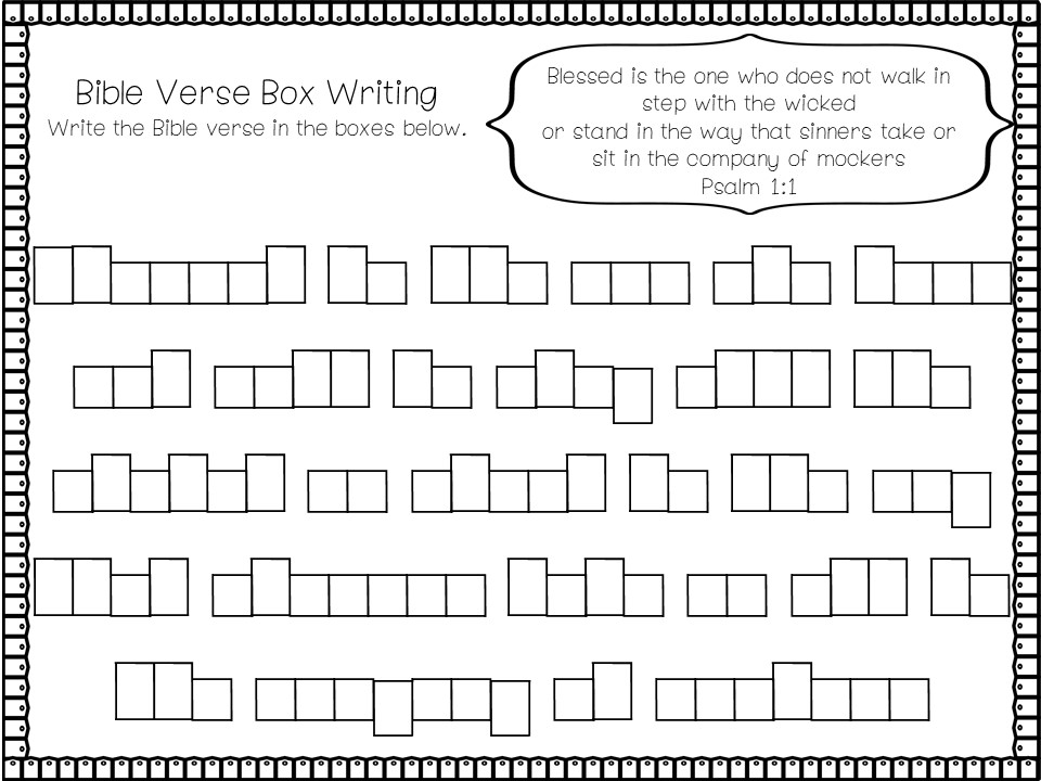 52 Psalms for Kids Bible Verse Trace and Color. | Made By Teachers