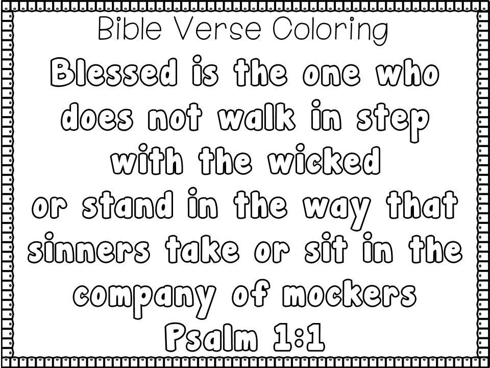 52 Psalms for Kids Bible Verse Trace and Color. | Made By Teachers