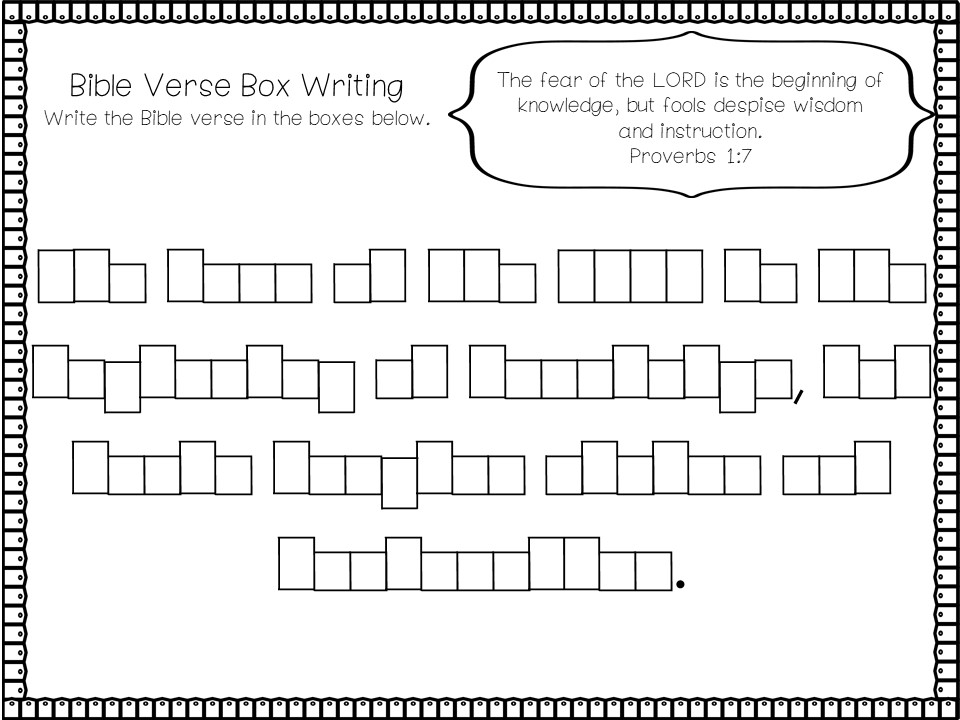 Proverbs for Kids-52 Bible Verse Trace and Color. | Made By Teachers
