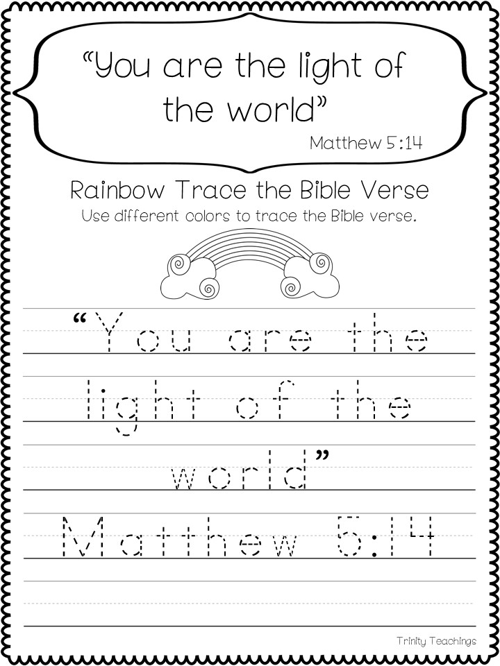 Entire Bible Verse of the Week Curriculum-34 Weeks - Made By Teachers