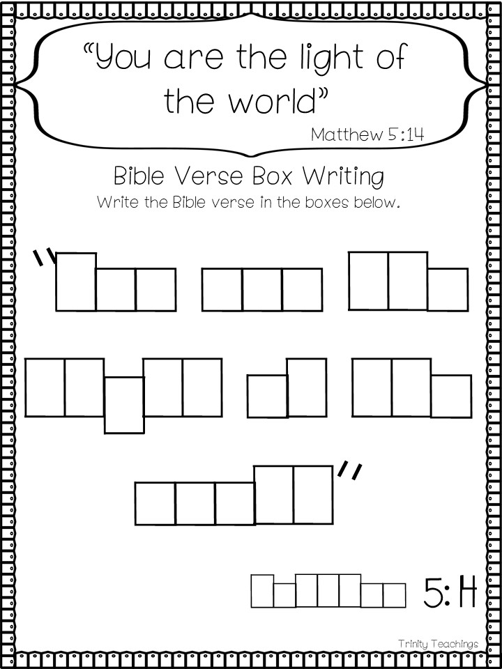Entire Bible Verse of the Week Curriculum-34 Weeks - Made By Teachers
