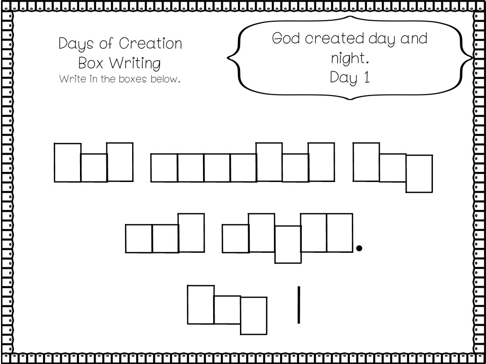 Genesis 1:1-2:3 Days of Creation Memory Verse Pack - Made By Teachers