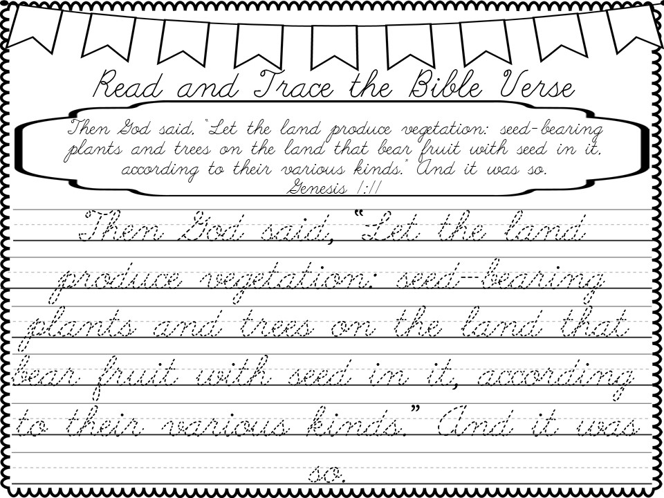 Genesis 1:1-2:3 Days of Creation Memory Verse Pack - Made By Teachers