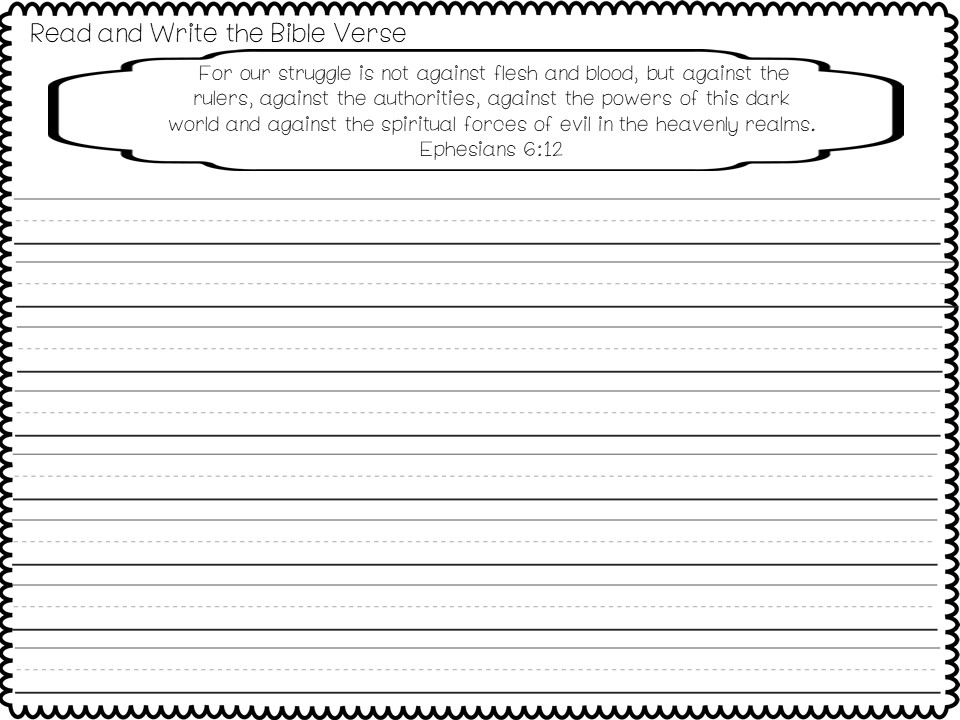 Armor of God Activities and Worksheets Packet. | Made By Teachers