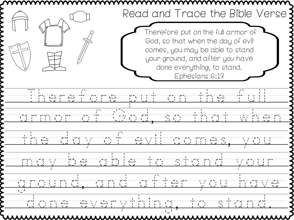Armor of God Activities and Worksheets Packet. - Made By Teachers