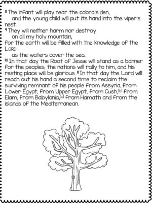 The Jesse Tree Printable Bible Activities. - Made By Teachers