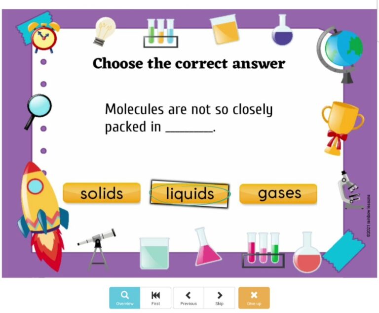 States of Matter Quiz | Science Boom Cards - Made By Teachers