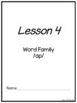 Word Family /ap/ Kindergarten Spelling Unit. - Made By Teachers