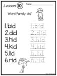 Word Family /id/ Kindergarten Spelling Unit. - Made By Teachers