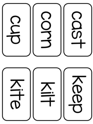 C/K Rule Kindergarten Spelling Unit. - Made By Teachers