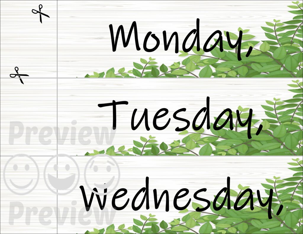 Daily Flip Calendar Cards 2022 to 2051 Farmhouse - Made By Teachers