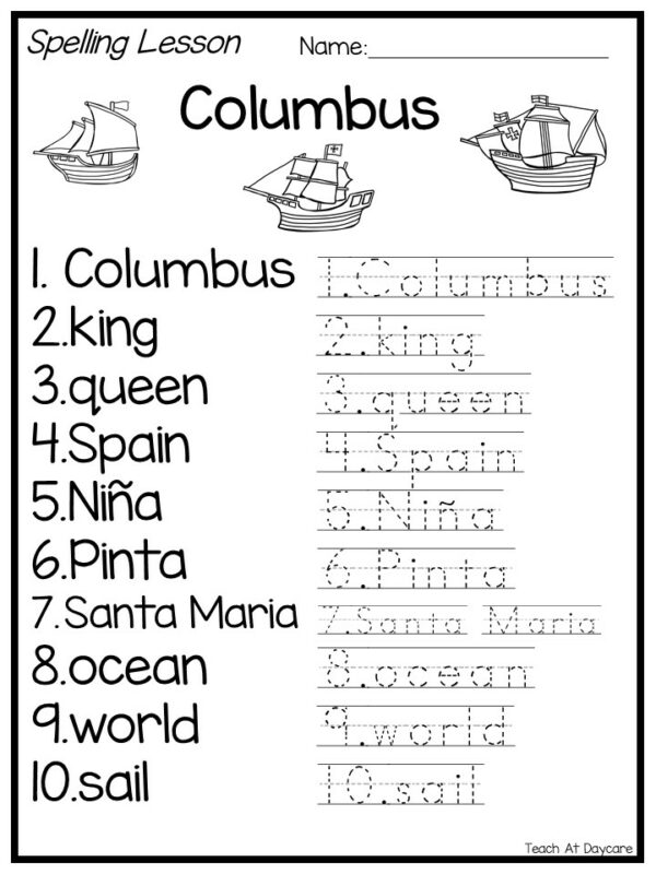 Columbus Words Supplemental Spelling Unit | Made By Teachers