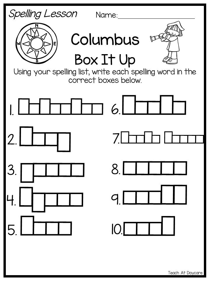 Columbus Words Supplemental Spelling Unit | Made By Teachers