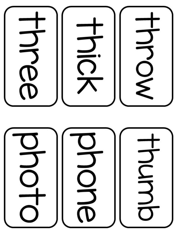 Digraph TH and PH Words First Grade Spelling Unit - Made By Teachers