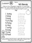 Letter NG Blends Words First Grade Spelling Unit. - Made By Teachers