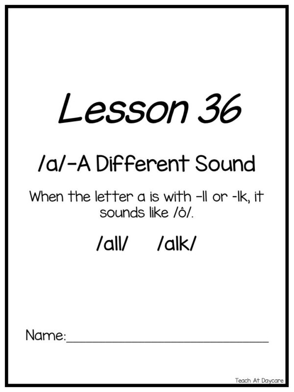 Different Sounds ALL and ALK Spelling Unit. | Made By Teachers