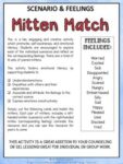 Mitten Match Scenario and Feeling Lesson - Made By Teachers