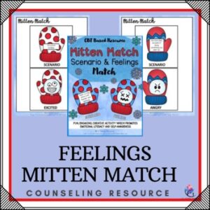 Mitten Match Scenario and Feeling Lesson - Made By Teachers
