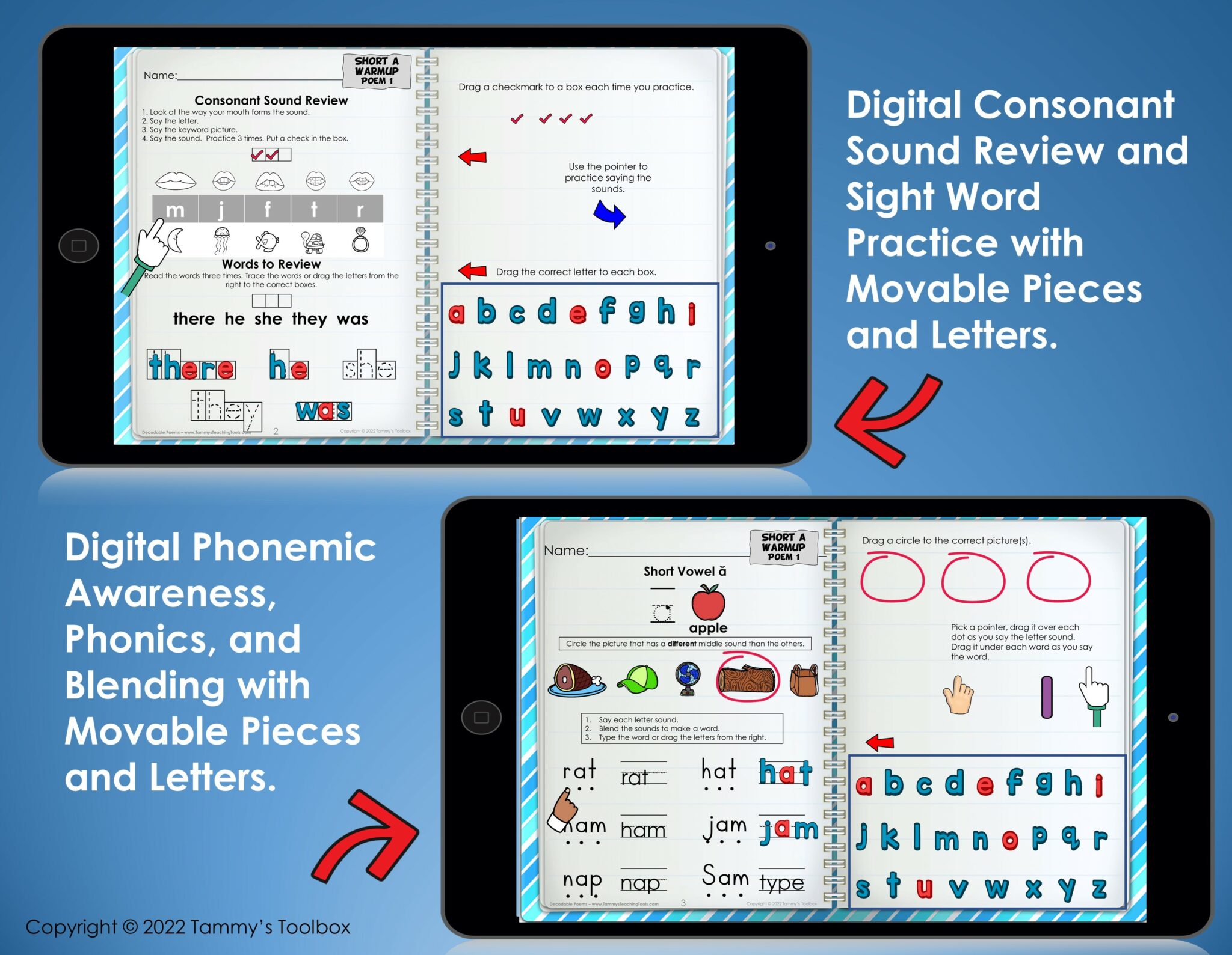 Decodable CVC Poems and Worksheets | Made By Teachers