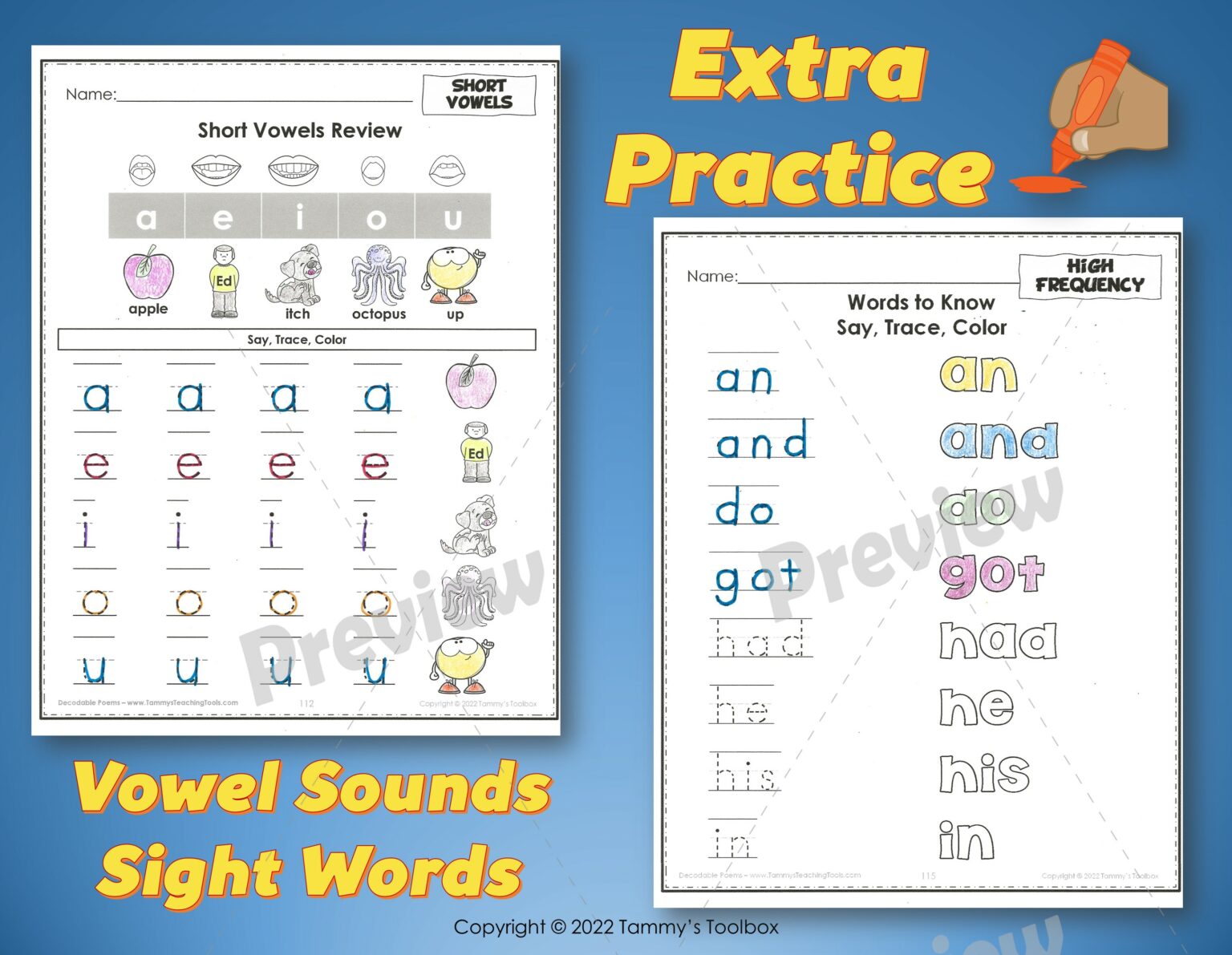 Decodable CVC Poems and Worksheets - Made By Teachers