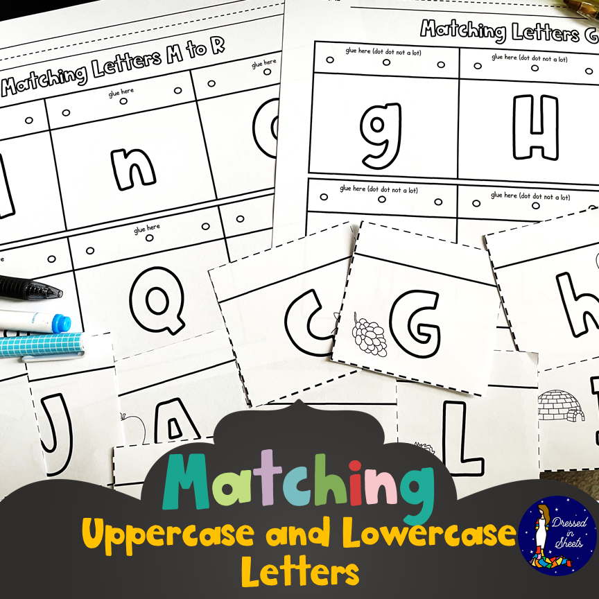 Matching Uppercase and Lowercase Letters | Made By Teachers