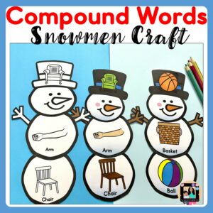 Winter Snowman Compound Words activity - Made By Teachers