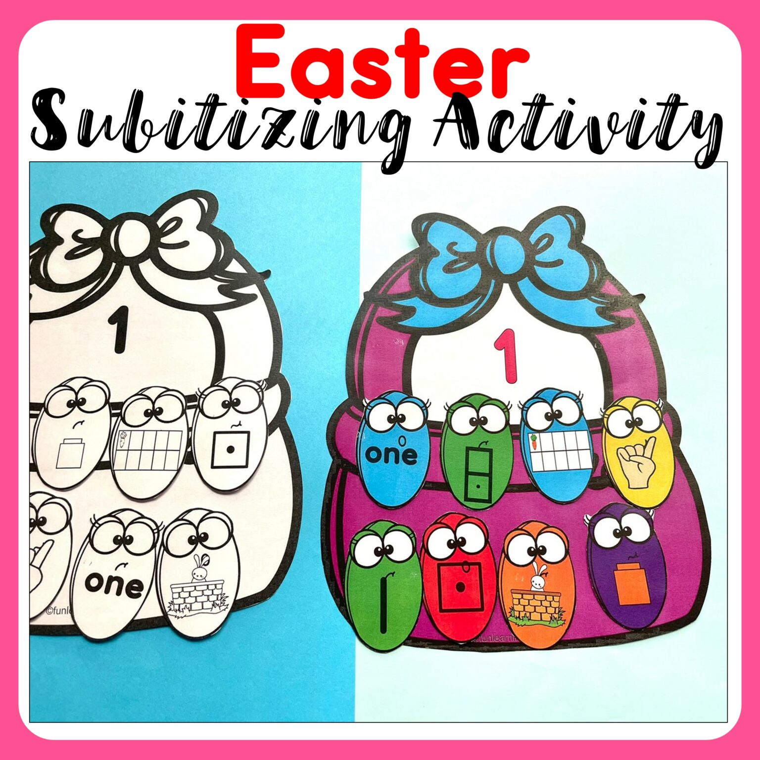 Easter Subitizing Math Activities | Made By Teachers