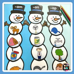 Winter Snowman Word Family Activity - Made By Teachers