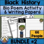 Black History Month Biography Poem and Paper - Made By Teachers