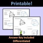 Surface Area and Volume Prisms and Cylinders Task | Made By Teachers