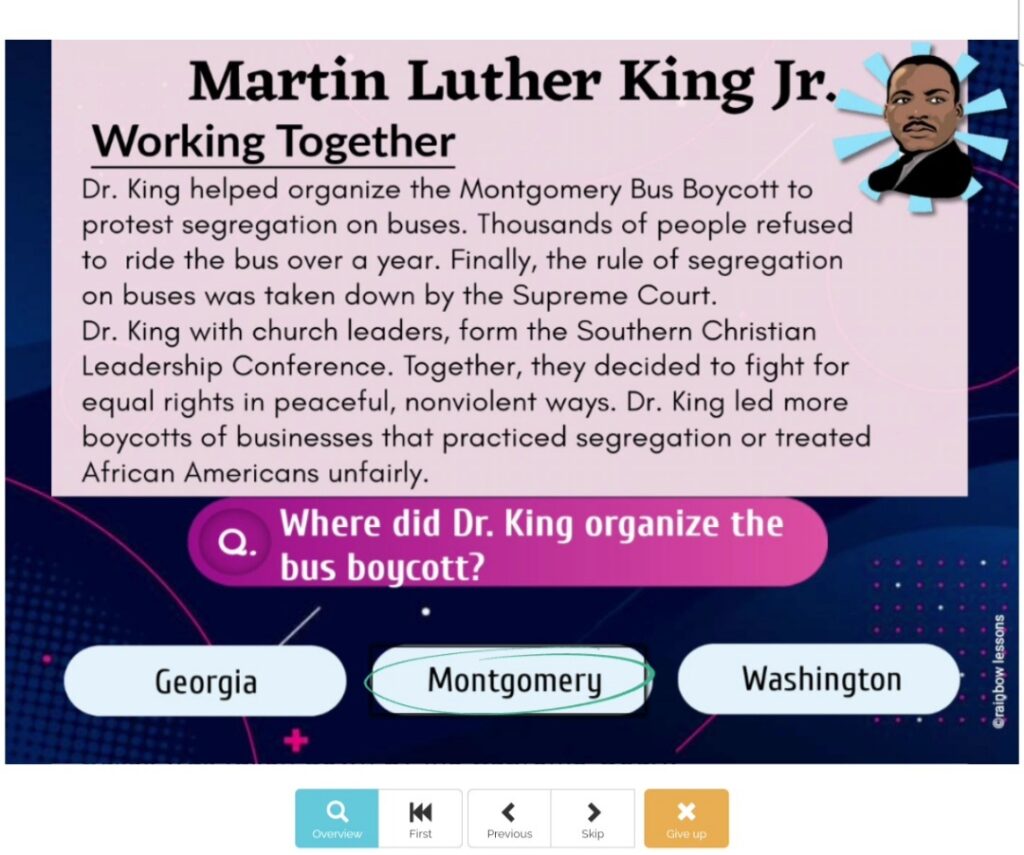 Martin Luther King Jr Reading Comprehension | MLK - Made By Teachers