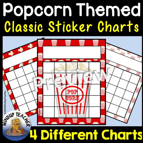 Popcorn Classic Sticker Charts - Made By Teachers