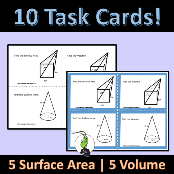 Surface Area and Volume Pyramids and Cones Geo | Made By Teachers