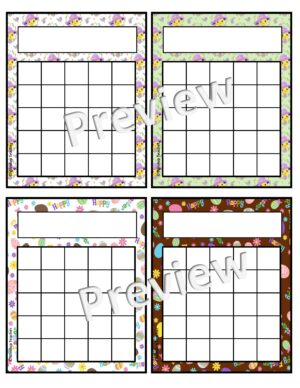Easter Chicks and Rabbit Sticker Charts - Made By Teachers