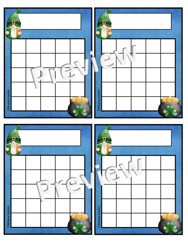 St. Patrick's Day Gnome Sticker Charts - Made By Teachers