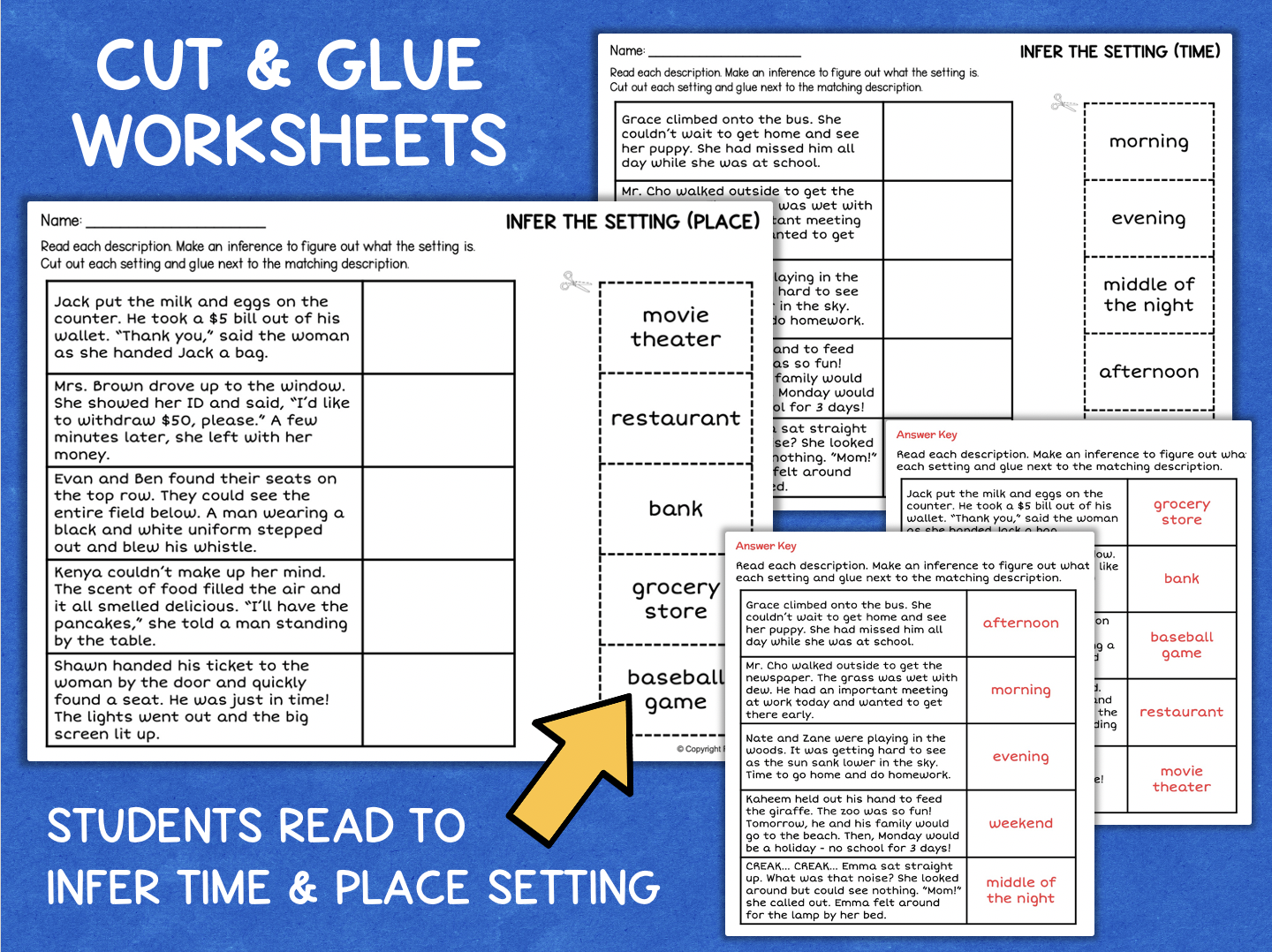 Making Inferences Worksheets and Anchor Chart | Made By Teachers