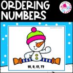 WINTER MATH CENTERS ORDERING NUMBERS | WINTER TASK CARDS | SNOWMAN ...