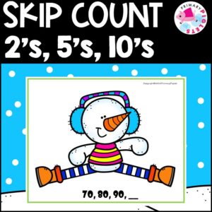 WINTER MATH CENTERS SKIP COUNTING | WINTER ACTIVITIES | WINTER TASK ...