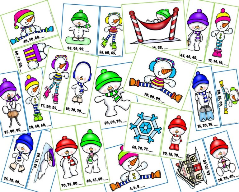 Winter Math Activities Skip Counting by 2, 5 & 10 - Made By Teachers