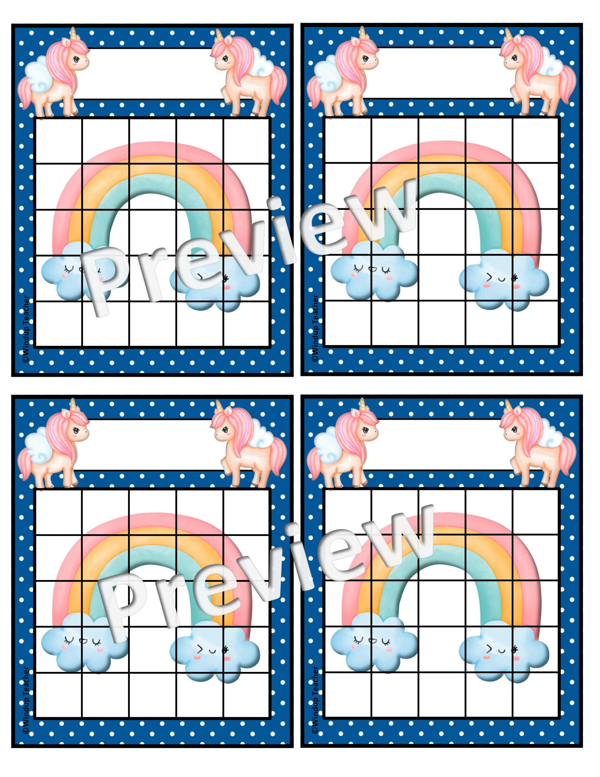 Unicorn Sticker Charts - Made By Teachers
