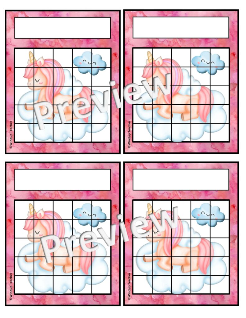 Unicorn Sticker Charts - Made By Teachers