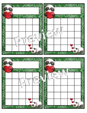 Panda Bear Sticker Charts - Made By Teachers