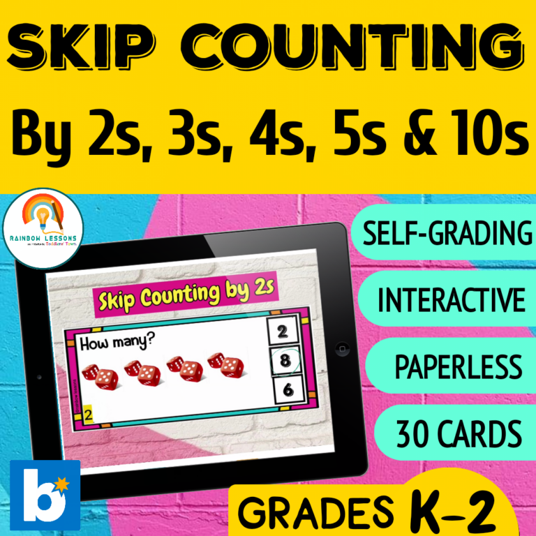 Skip Counting By 2, 5 and 10 Boom Cards | Numbers - Made By Teachers