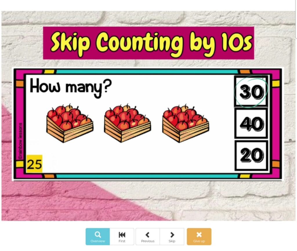 Skip Counting By 2, 5 and 10 Boom Cards | Numbers | Made By Teachers