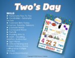 Two's Day Activity for 2-22-22, Twos Bingo Game - Made By Teachers