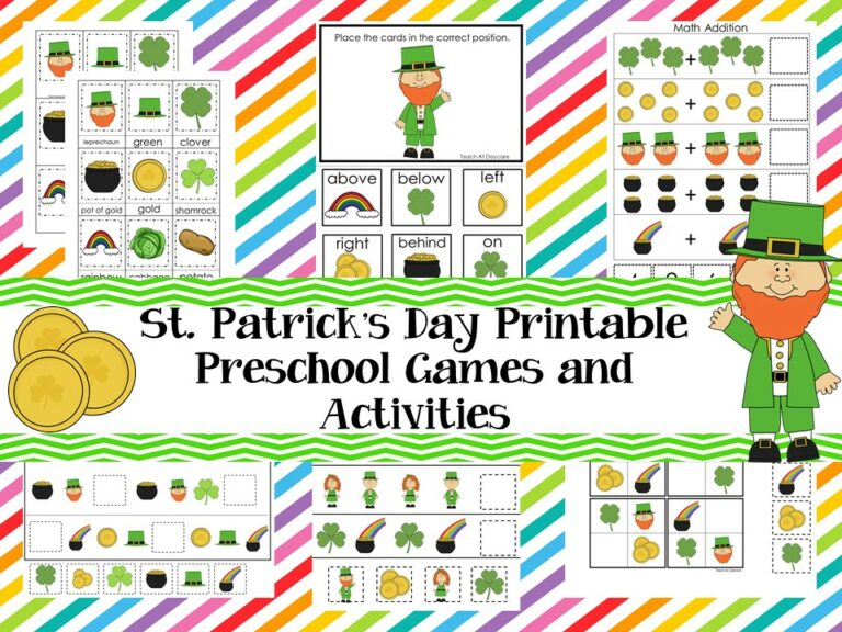 30 Printable St. Patrick's Day Educational Games. | Made By Teachers