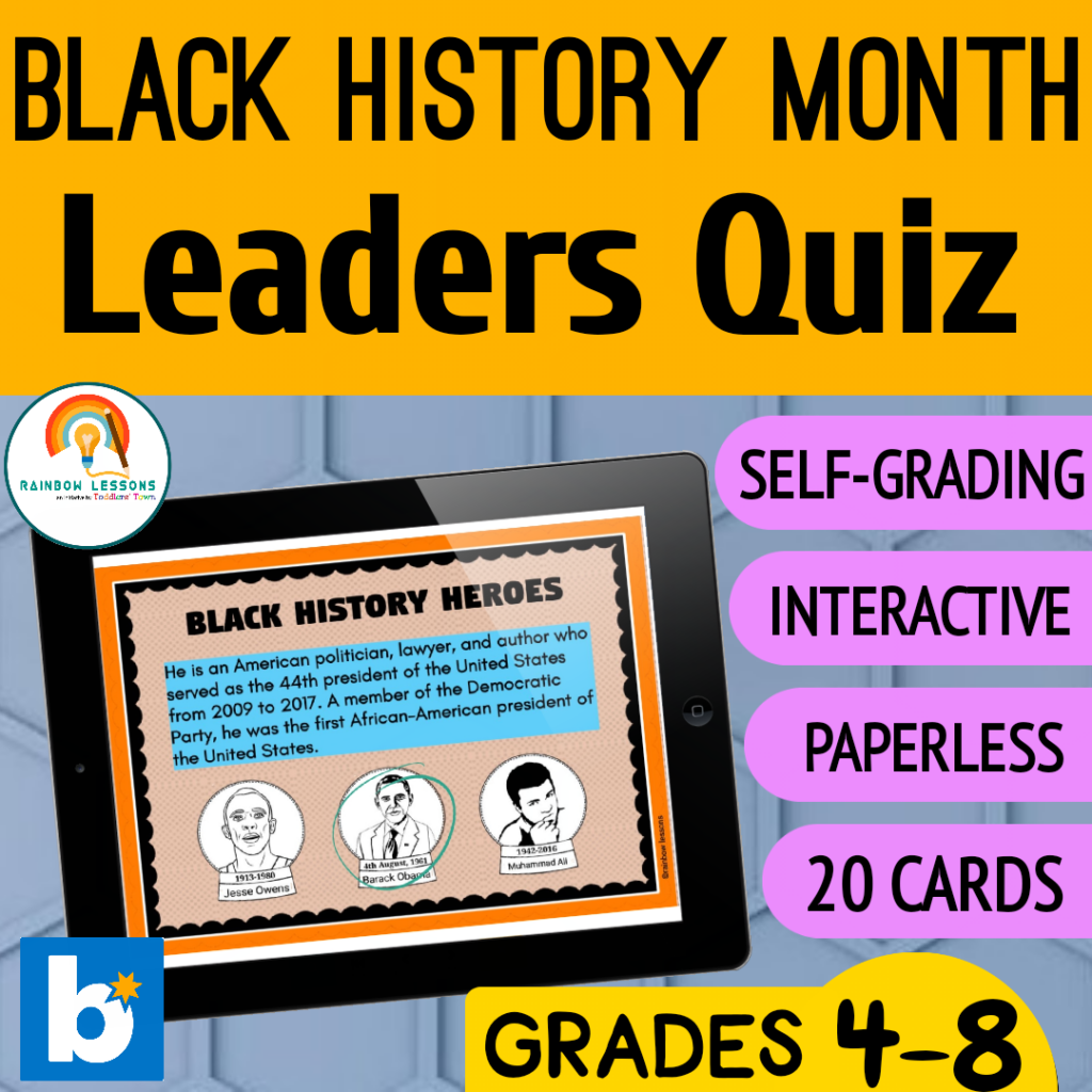 Black History Month Reading Passages Boom Cards - Made By Teachers